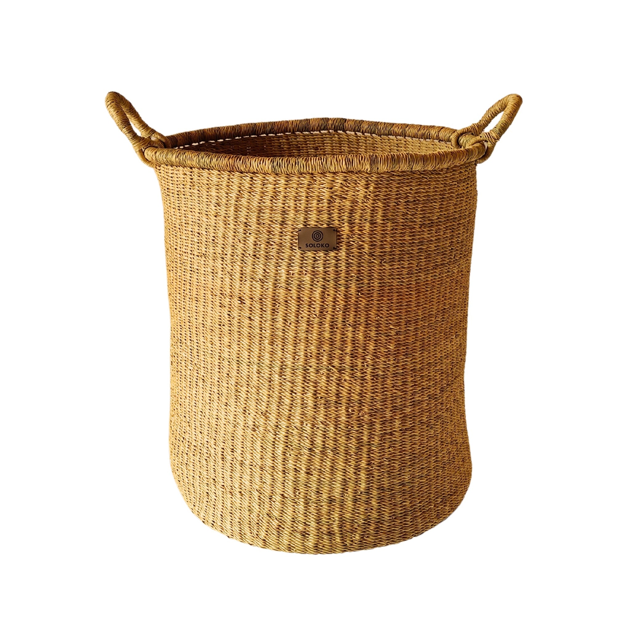 Enyo Tall Extra Large Woven Basket (natural) – SOLOKO